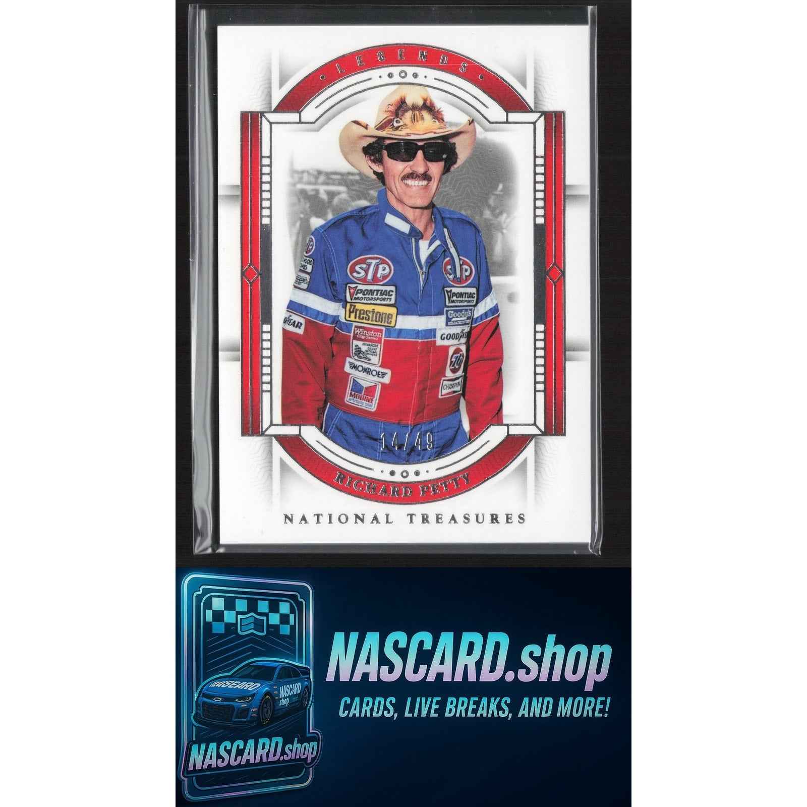 2024 Panini National Treasures #94 Richard Petty #/49 – NASCARD.shop